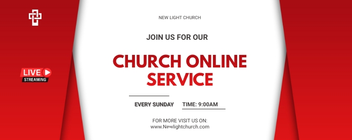 Church Online service Template | PosterMyWall
