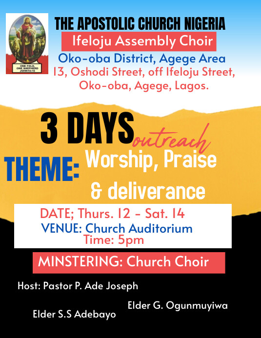 Church Outreach flyer Template | PosterMyWall