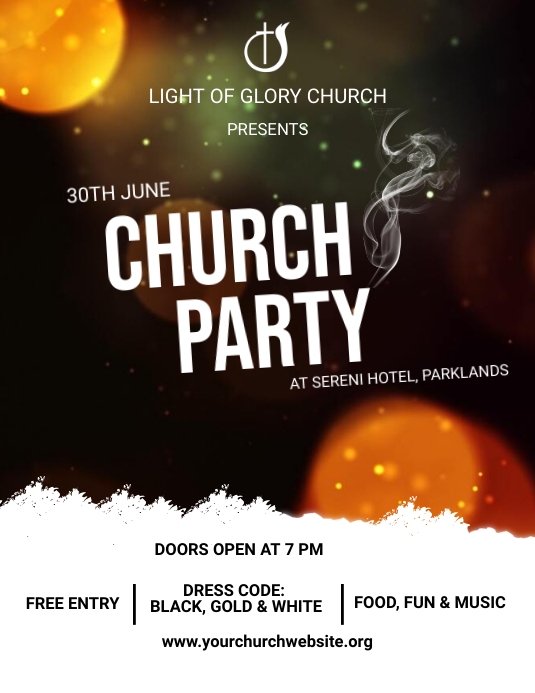 church party poster Template | PosterMyWall