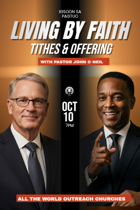 Copy of church pastor podcast | PosterMyWall