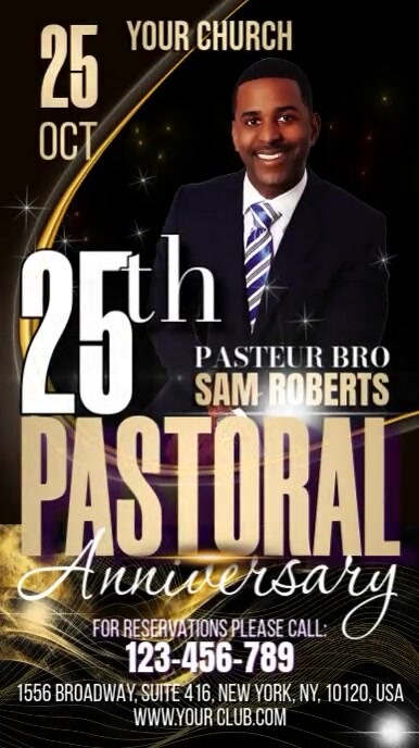 Copy of Church Pastoral Digital Display | PosterMyWall