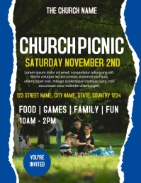 Church Picnic Flyer Template | PosterMyWall