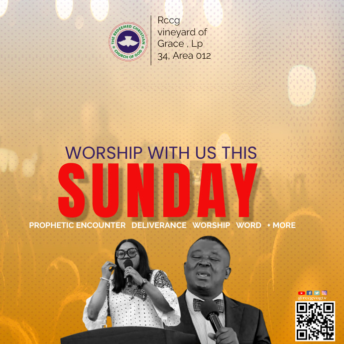 CHURCH POST Template | PosterMyWall