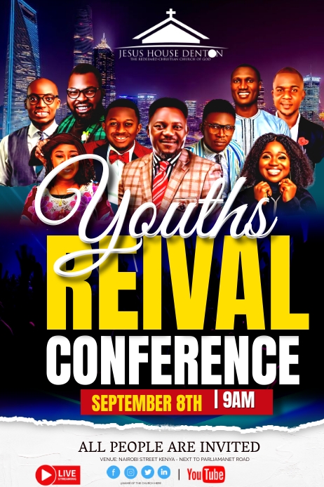 CHURCH POSTER (1) Template | PosterMyWall