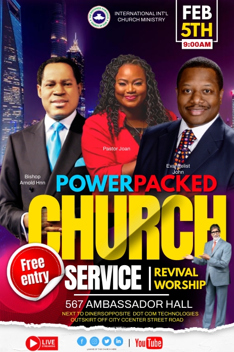 CHURCH POSTER (14) Template | PosterMyWall