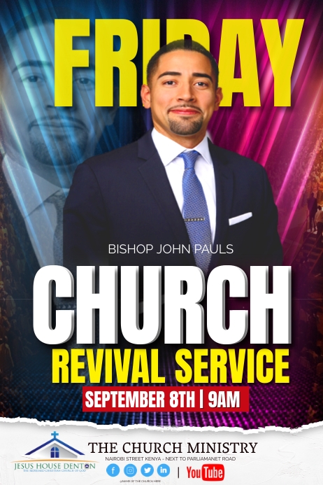 CHURCH POSTER (2) Template | PosterMyWall