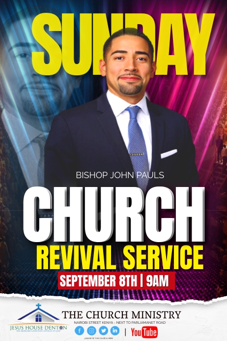 CHURCH POSTER (3) Template | PosterMyWall