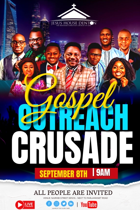 CHURCH POSTER (4) Template | PosterMyWall