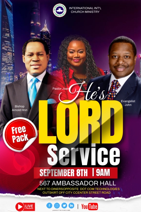 CHURCH POSTER (7) Template | PosterMyWall