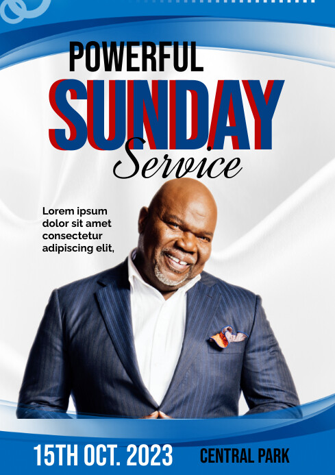 CHURCH POSTER BANNER Template | PosterMyWall