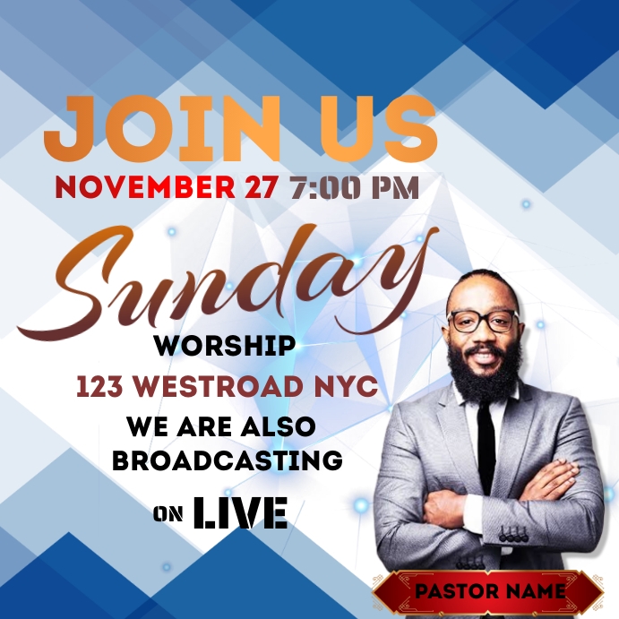 Copy of Church poster | PosterMyWall