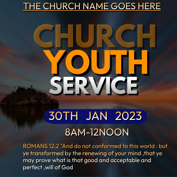 church poster Template | PosterMyWall
