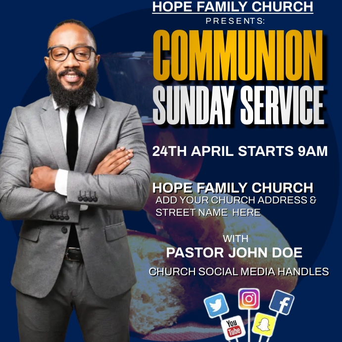 Copy of church poster | PosterMyWall
