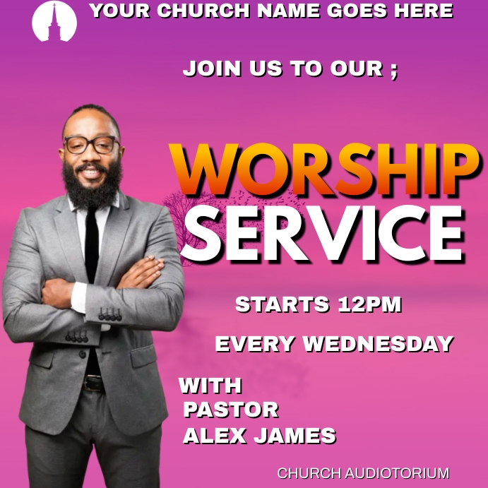 church poster Template | PosterMyWall