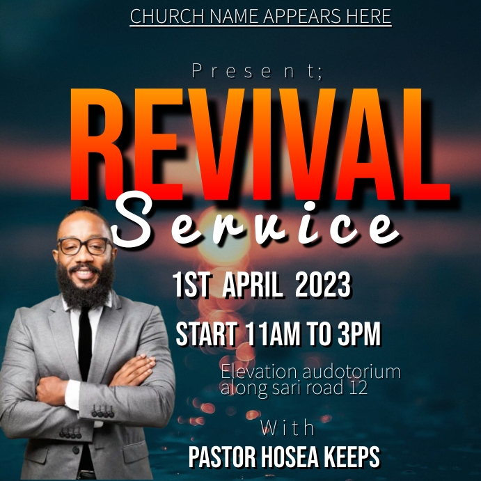 church poster Template | PosterMyWall