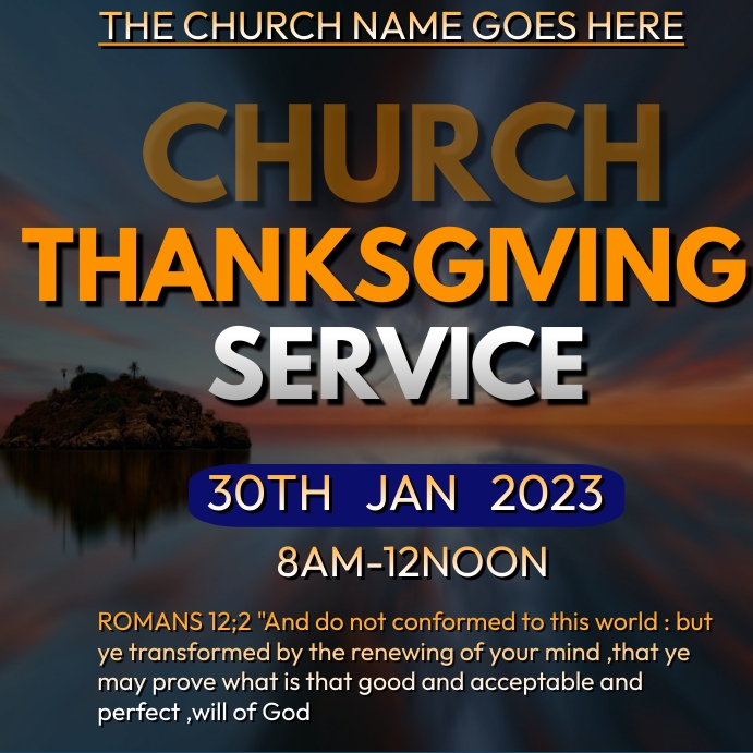 Poster Gereja Templat | PosterMyWall