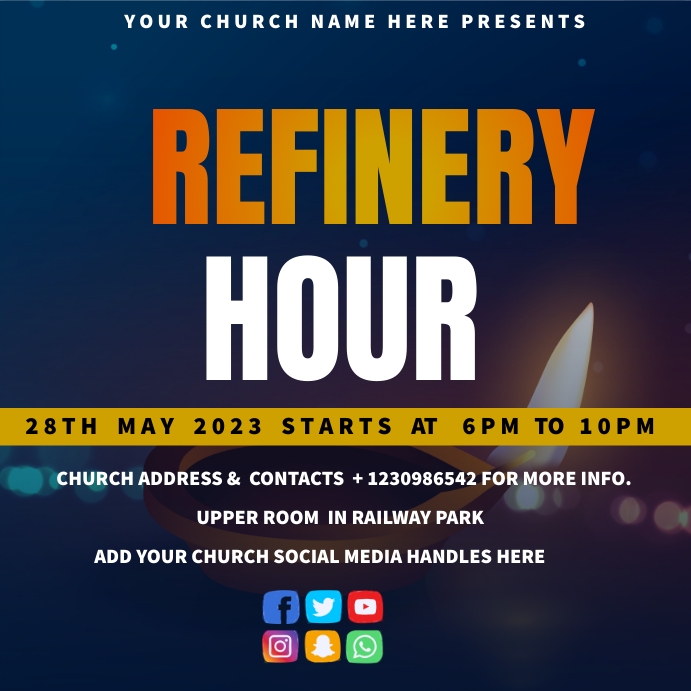 church poster Template | PosterMyWall