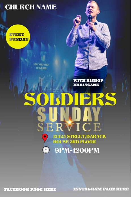 CHURCH POSTER Template | PosterMyWall