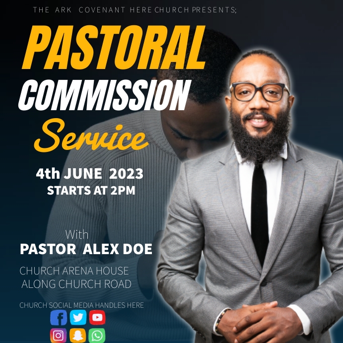 church poster Template | PosterMyWall