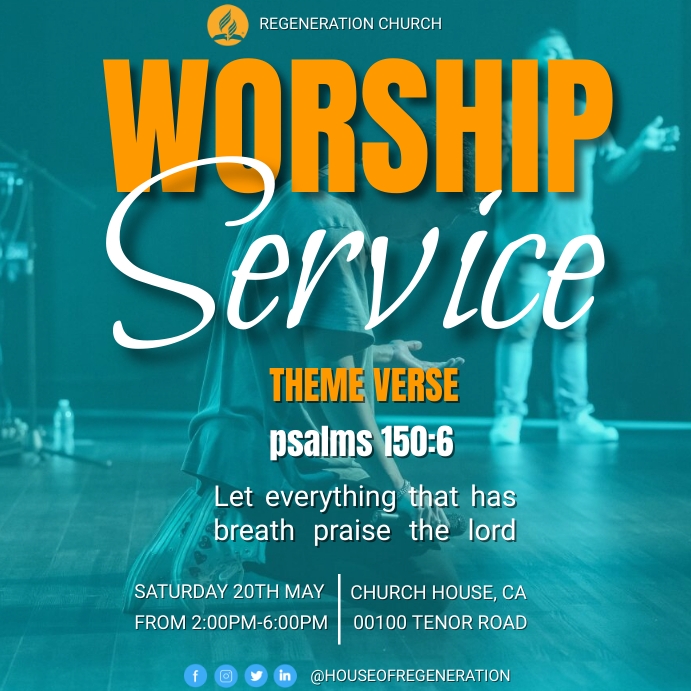 church poster Template | PosterMyWall