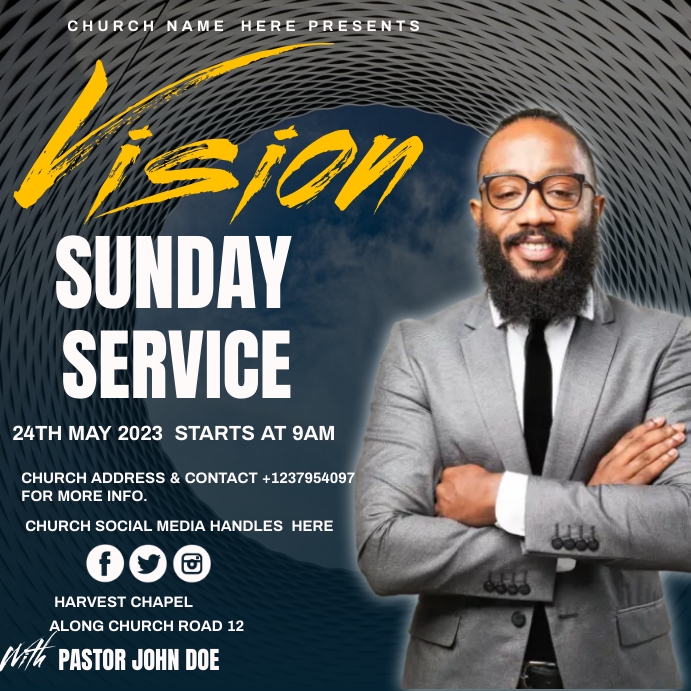 church poster Template | PosterMyWall