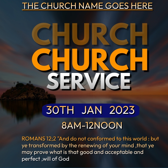 Copy of church poster | PosterMyWall