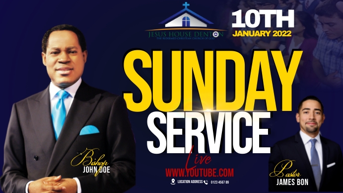 Modèle Affiche de L'église | PosterMyWall