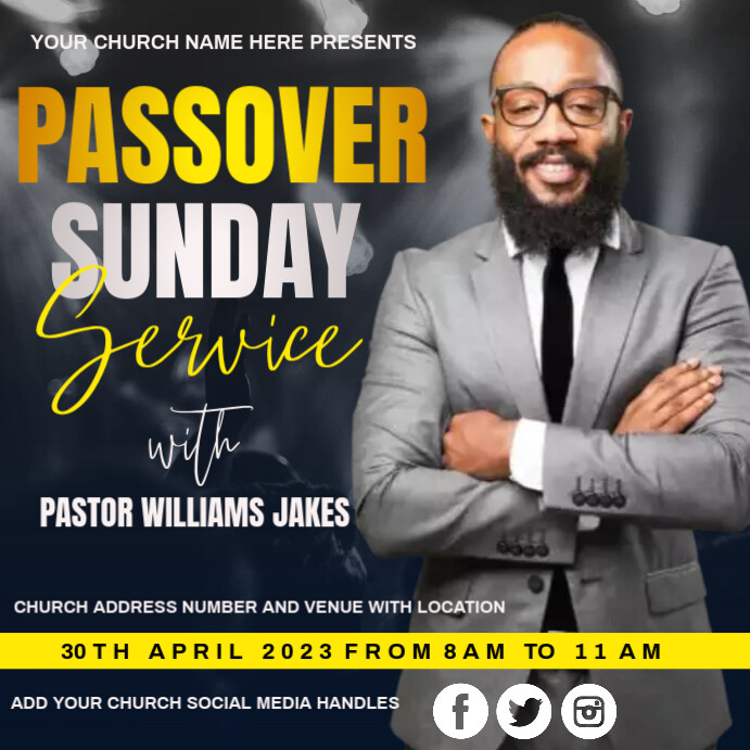 church poster Template | PosterMyWall