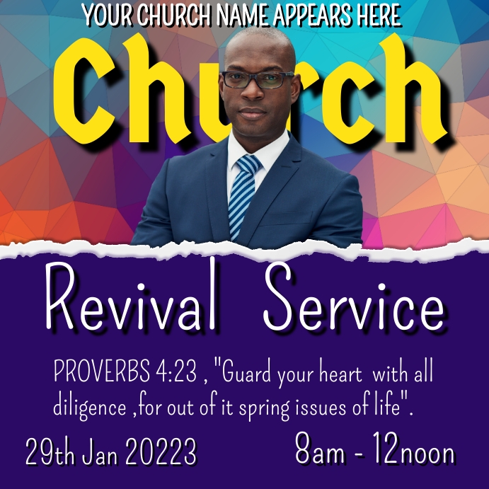 church poster Template | PosterMyWall