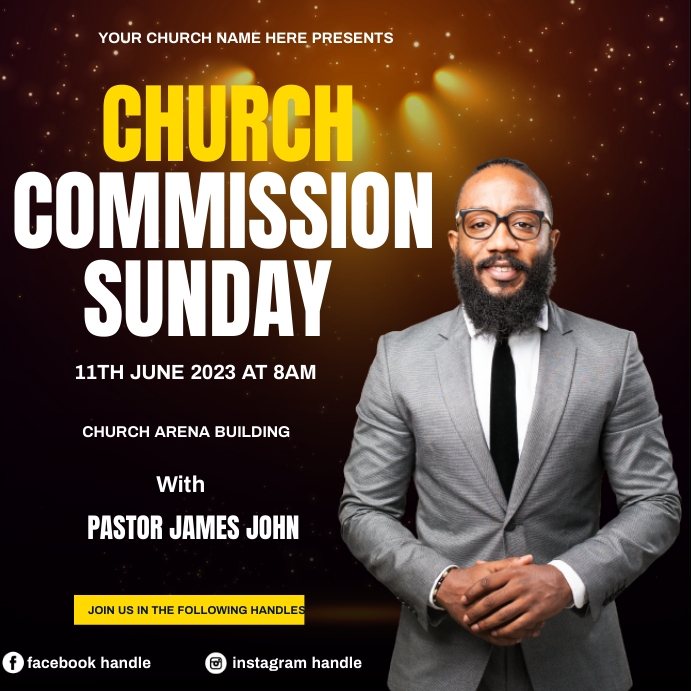 church poster Template | PosterMyWall