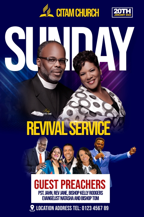 CHURCH POSTER Template | PosterMyWall