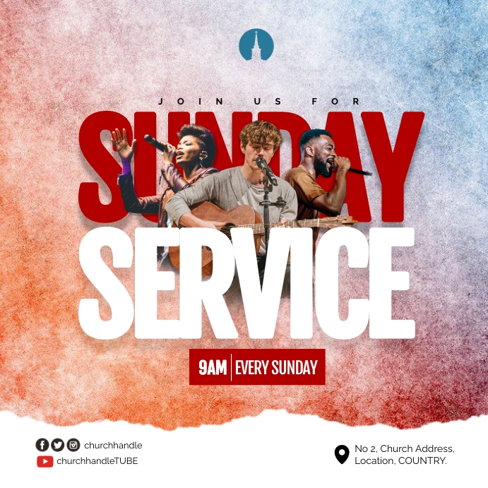 CHURCH POSTER DESIGN TEMPLATE | PosterMyWall