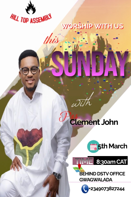 Church poster Template | PosterMyWall