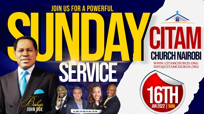 CHURCH POSTER Template | PosterMyWall
