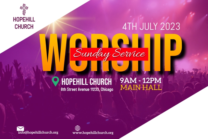 church poster Template | PosterMyWall