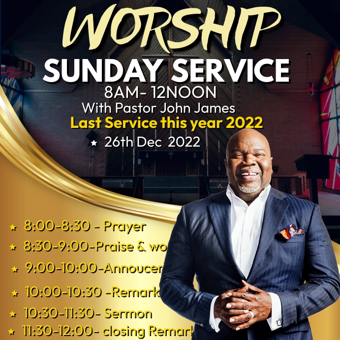 church poster Template | PosterMyWall