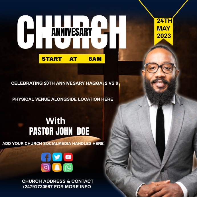 church poster Template | PosterMyWall