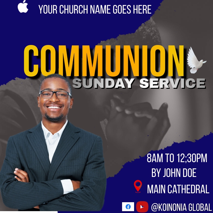 church poster Template | PosterMyWall