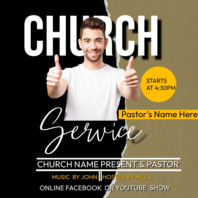 church poster Template | PosterMyWall