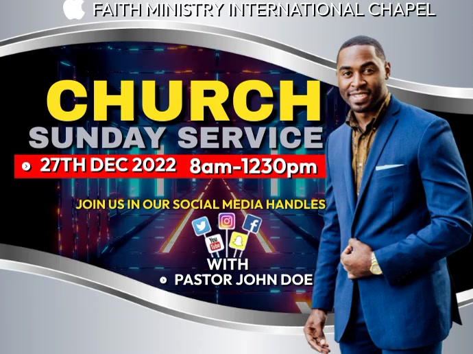 church poster Template | PosterMyWall