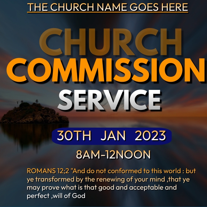 church poster Template | PosterMyWall