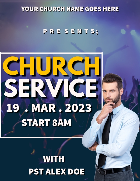 Poster Gereja Templat | PosterMyWall