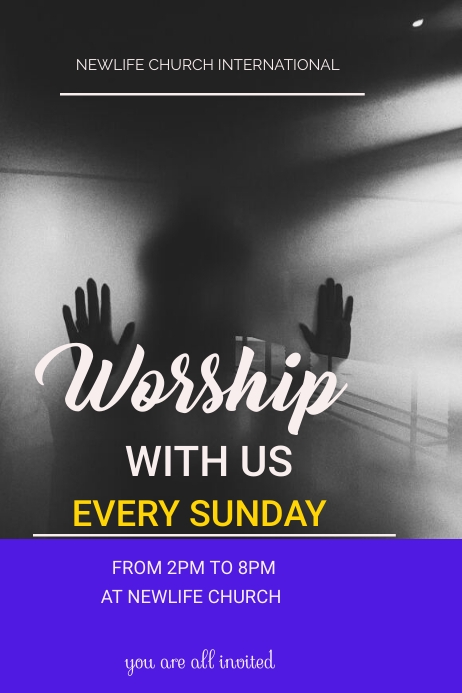 church poster Template | PosterMyWall