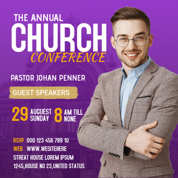 Church poster Template | PosterMyWall