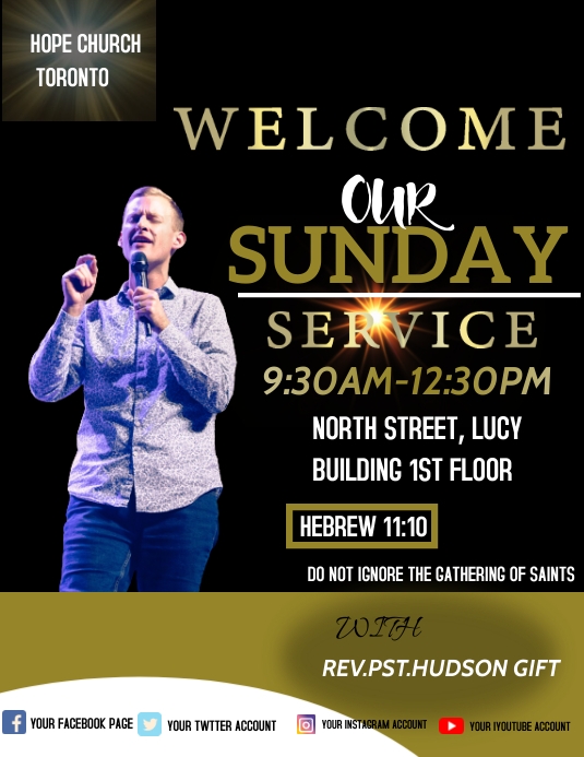 Copy of CHURCH POSTER | PosterMyWall