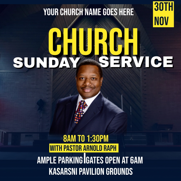 Copy of church poster | PosterMyWall