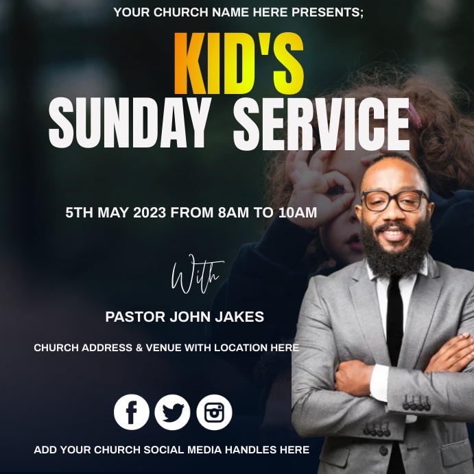 church poster Template | PosterMyWall