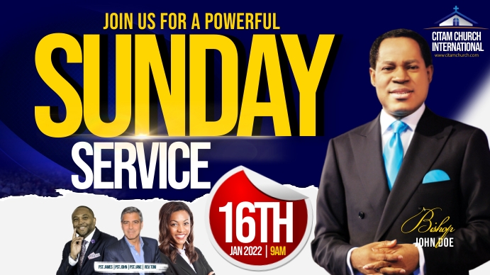 Modèle Affiche de L'église | PosterMyWall