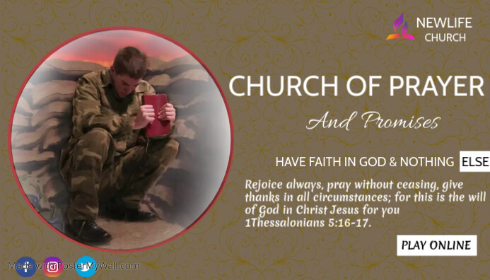 Desain Poster Gereja Templat | PosterMyWall