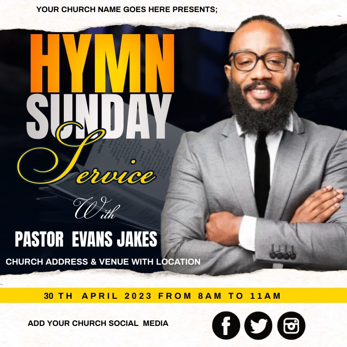 church poster Template | PosterMyWall